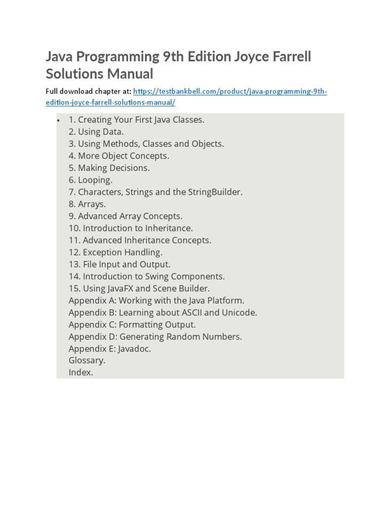 Java Programming 9th Ed | PDF