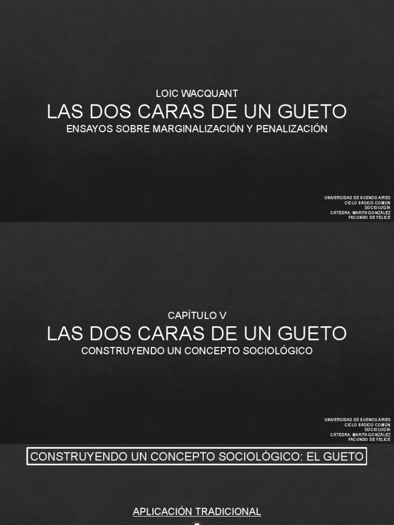 Las Dos Caras de Un Gueto | PDF | Ghetto | Buenos Aires