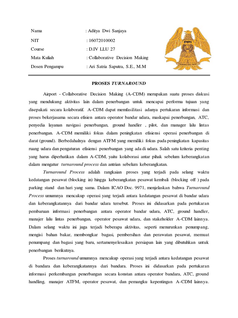 Turnaround Process | PDF