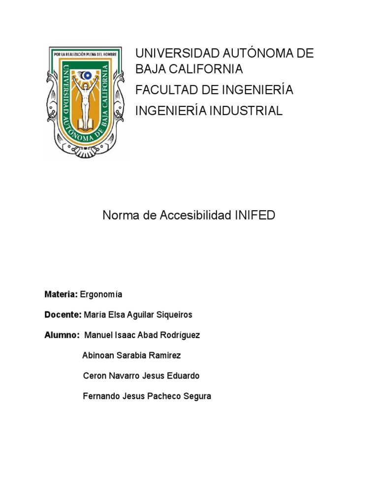 Norma de Accesibilidad Ined | PDF