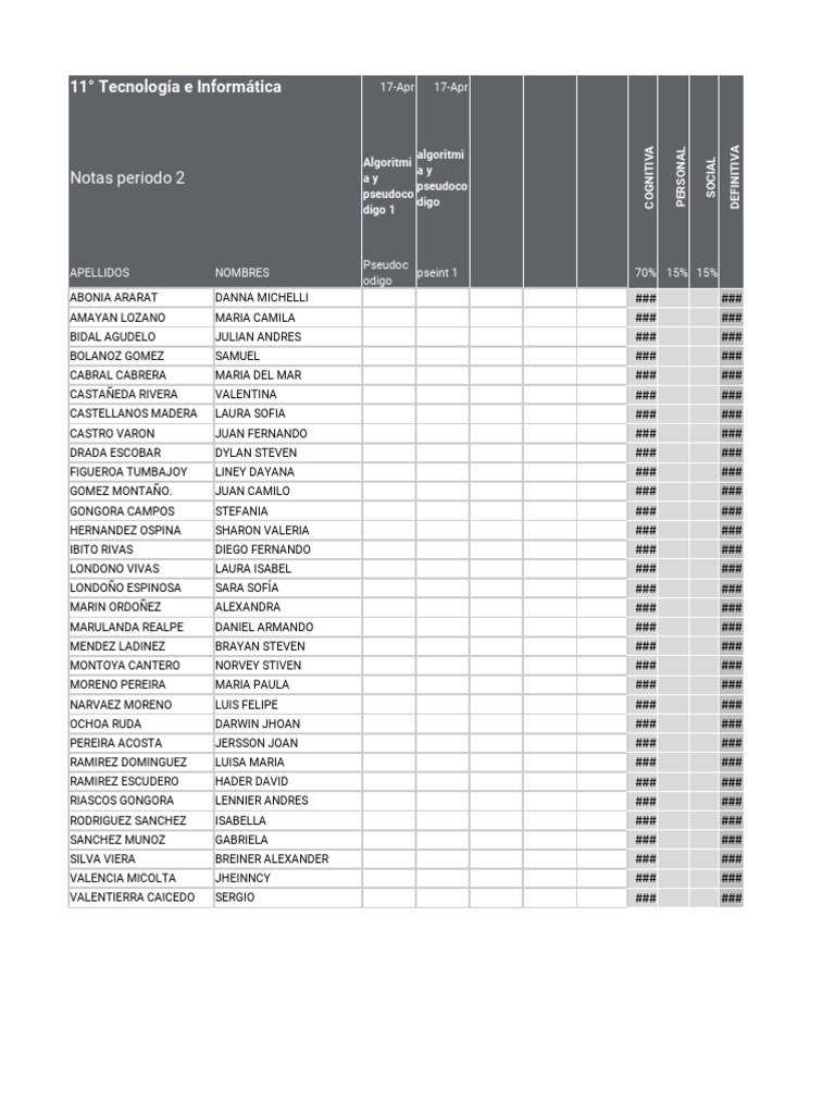 Notas 11p2 Pdf 