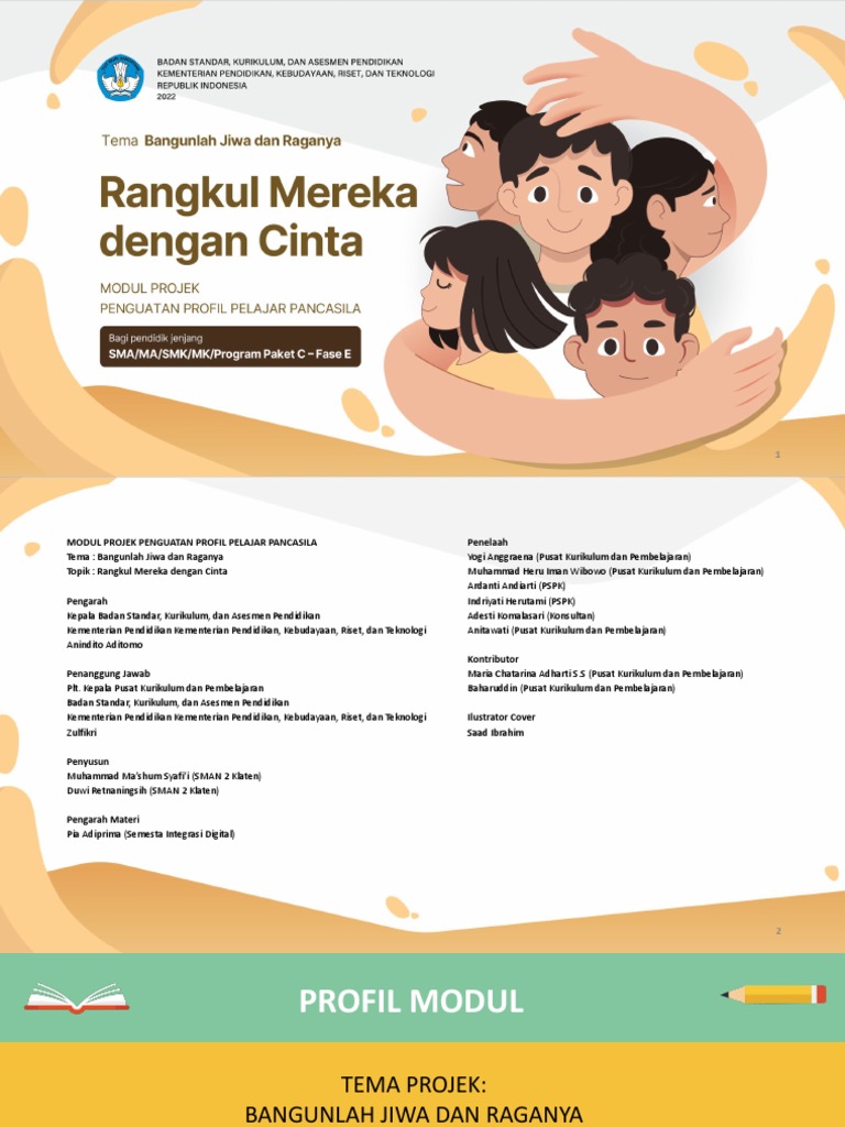 Modul Projek Bangunlah Jiwa Dan Raganya - Rangkul Mereka Dengan Cinta - Fase E | PDF