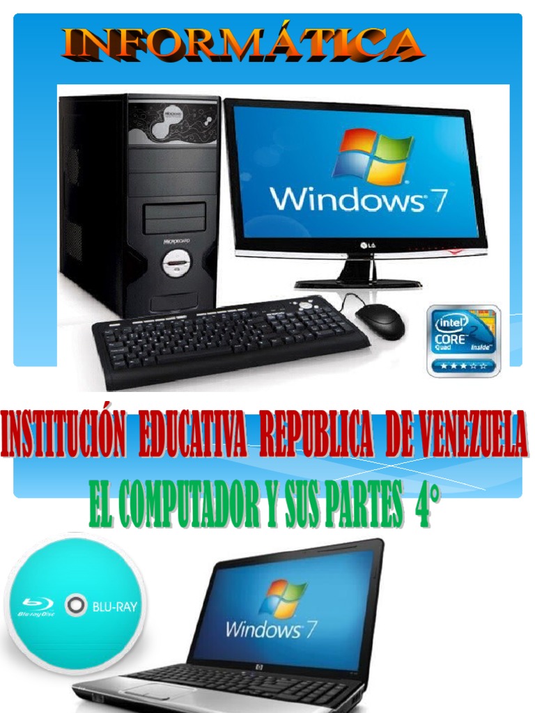 El Computador y Sus Partes Grado 4c2b0 | PDF | Hardware de la ...