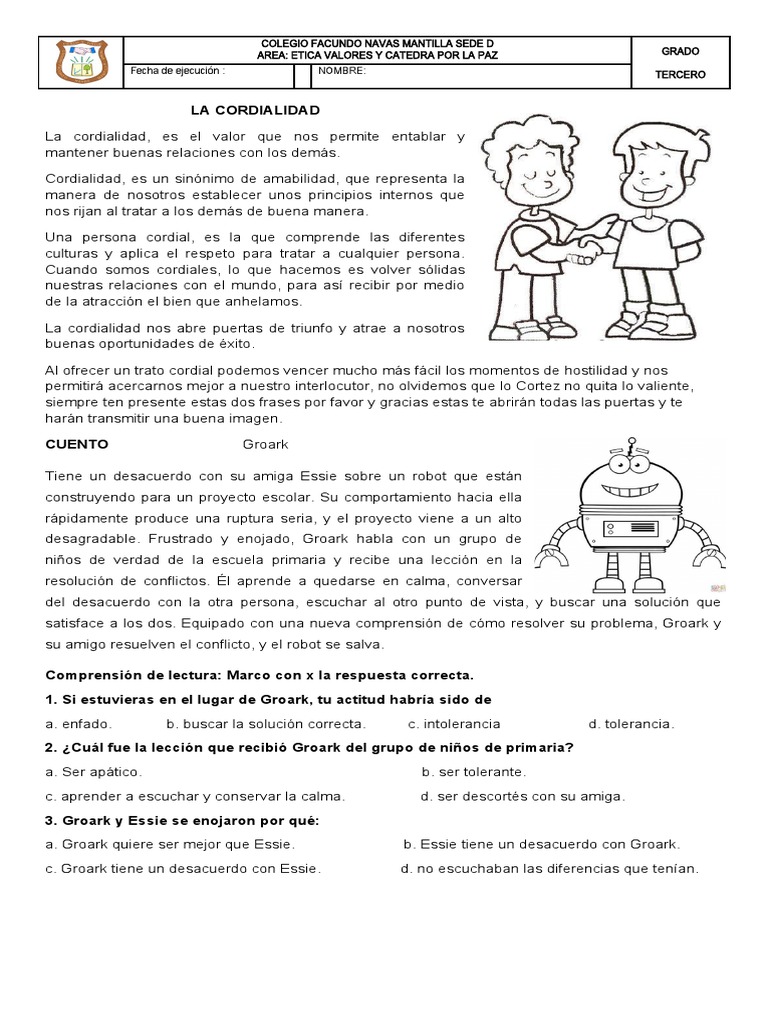 La Importancia de la Cordialidad | PDF