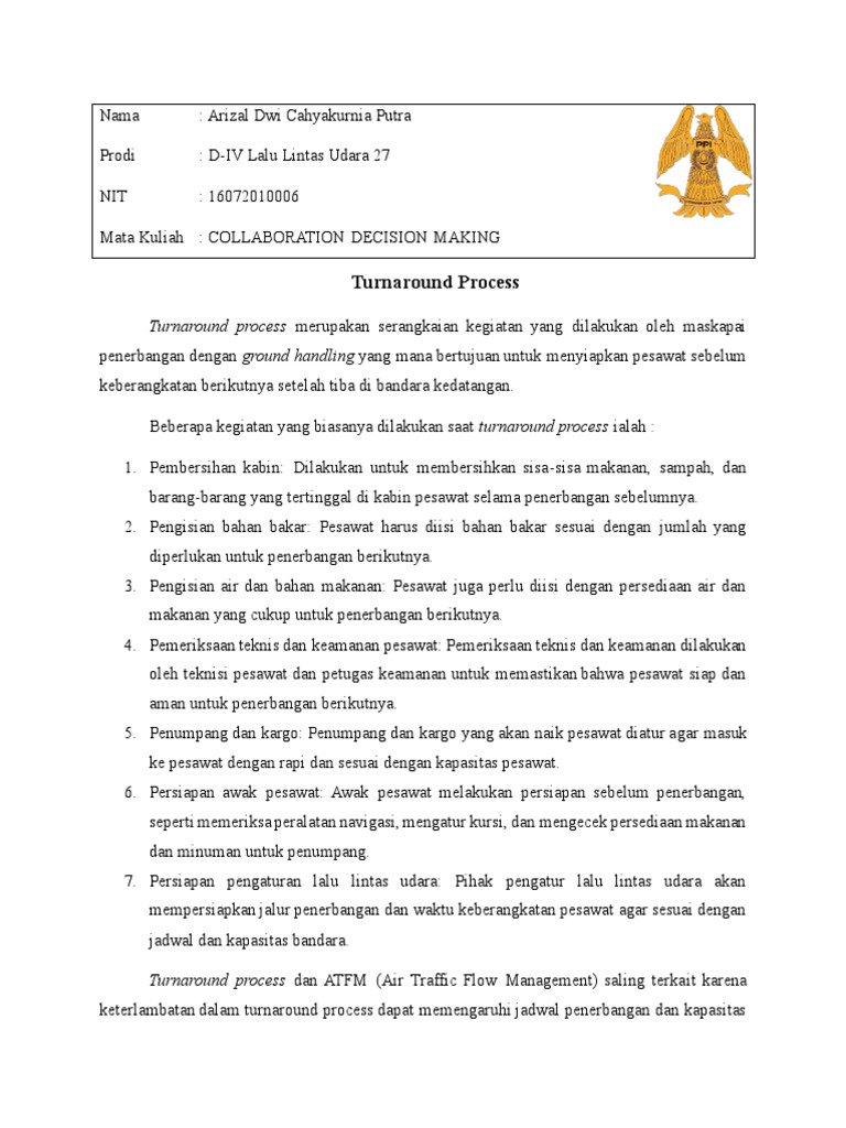 Turnaround Process | PDF