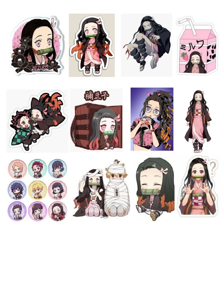 Nezuko Stickers | PDF