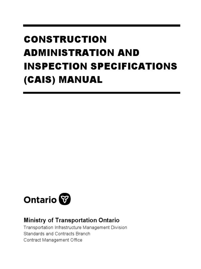 CAIS - Complete Manual - Rev 3 - 2023-03-30 | PDF | Road Surface | Concrete