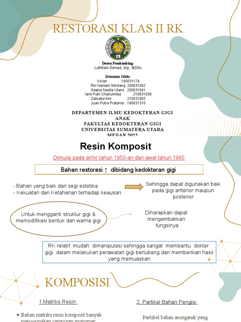 Restorasi Klas II RK | PDF