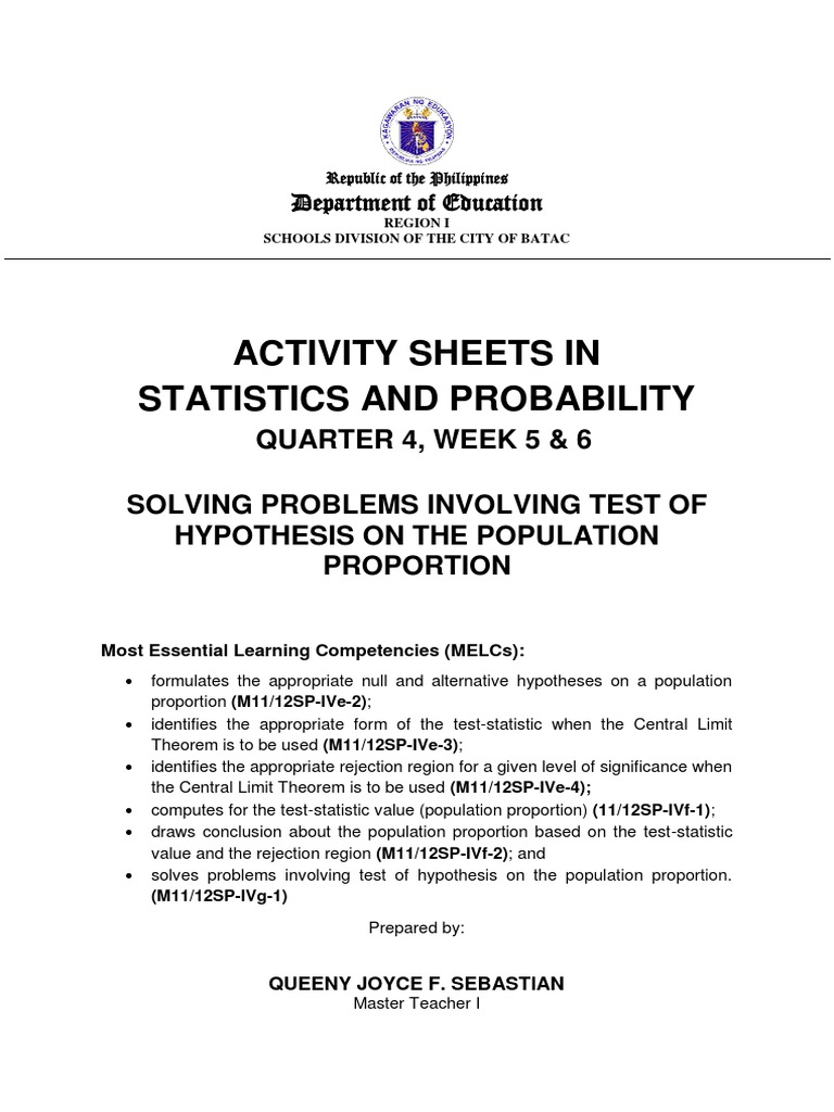 AS STAT-11 Q4 Wk5-6... | PDF