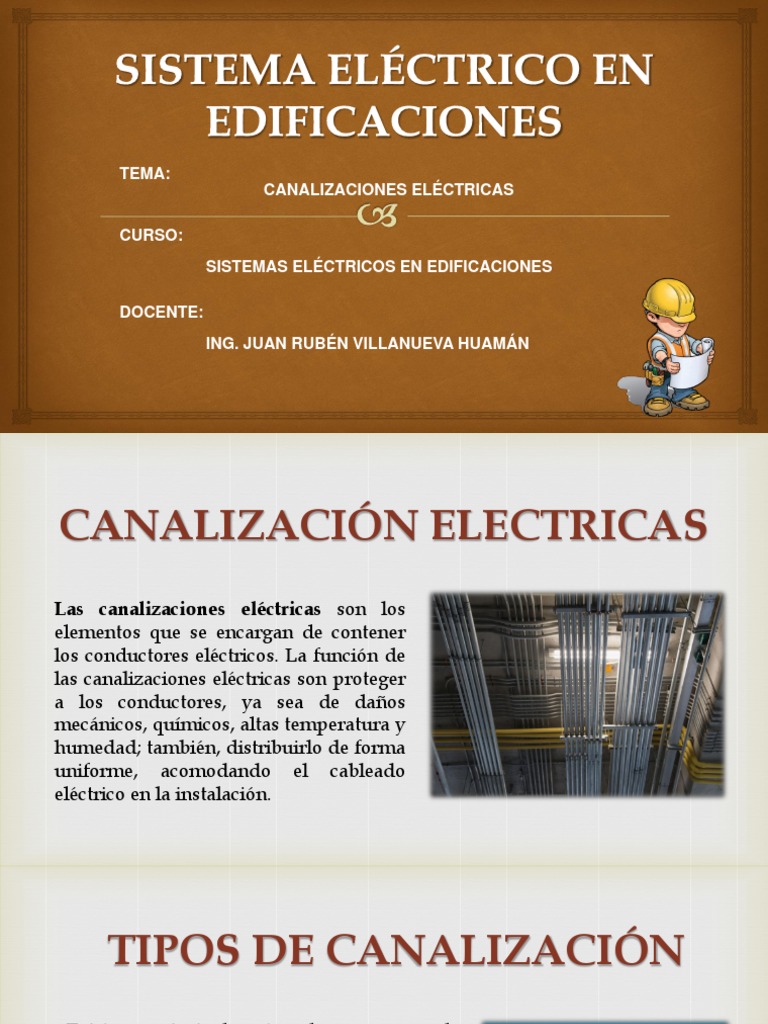 Canalizaciones Electricas | PDF