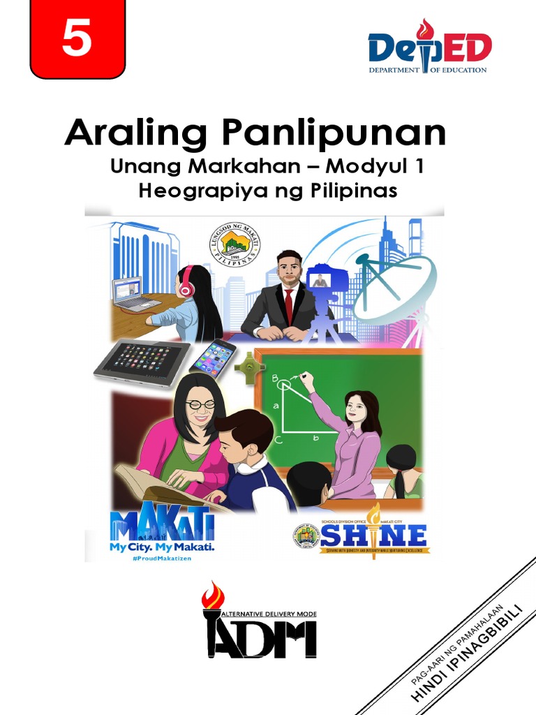 Ap5 q1 Mod1 Heograpiyangpilipinas v1.1-FOR-PRINTING | PDF