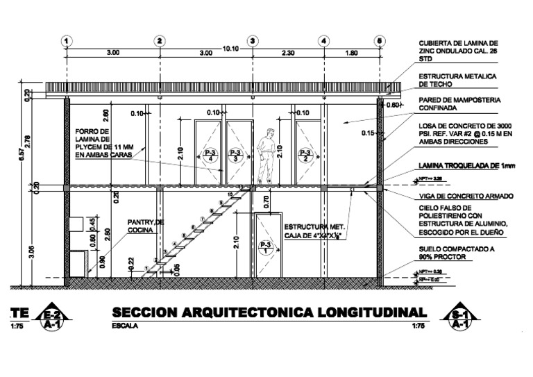 Casa Nancy Arquitectonico-Arq 3 | PDF