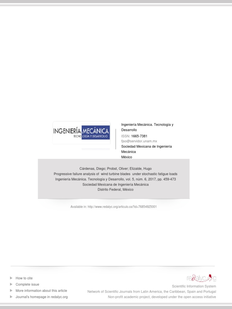 Cárdenas, Progressive Failure Analysis of Wind Turbine Blades | Download Free PDF | Engineering ...