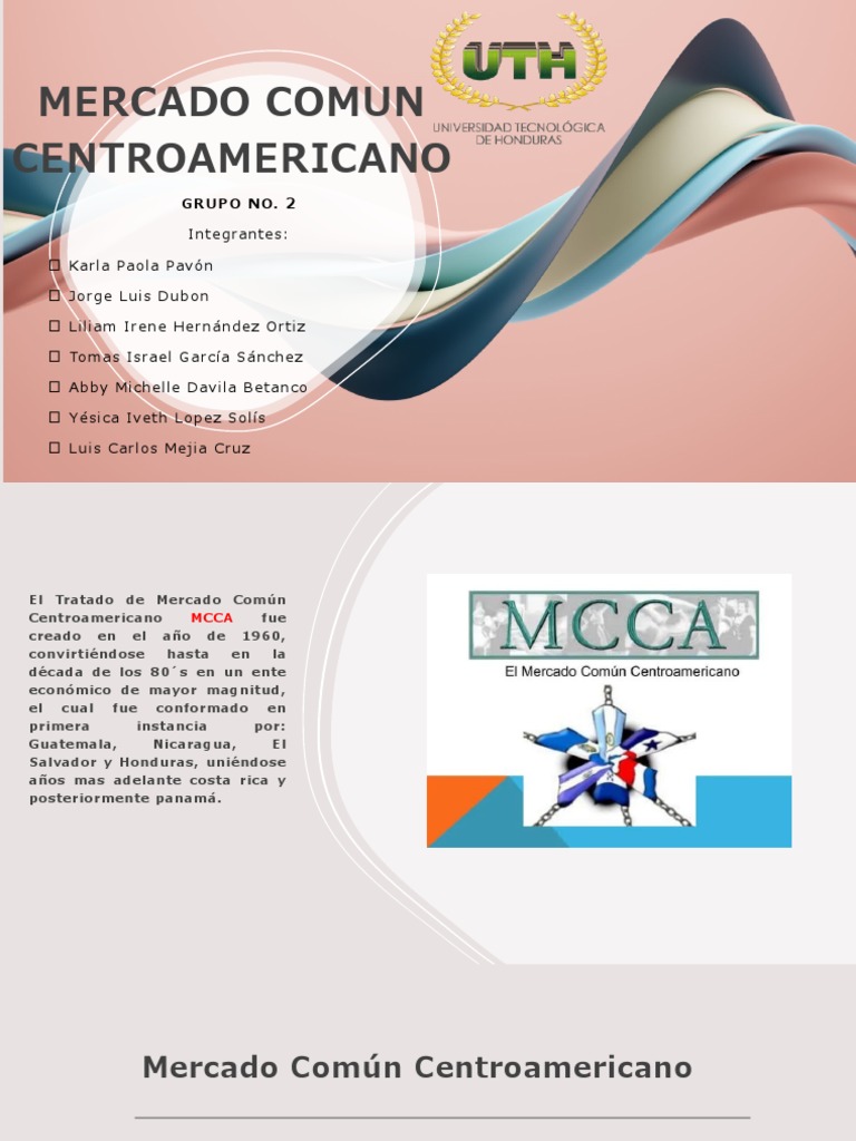 Mercado Comun Centroamericano Presentación | PDF