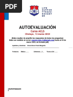 Pre-Evaluacion SVCA ACLS AHA 2015 Con Los Trazados Del EKG y Respuestas ...