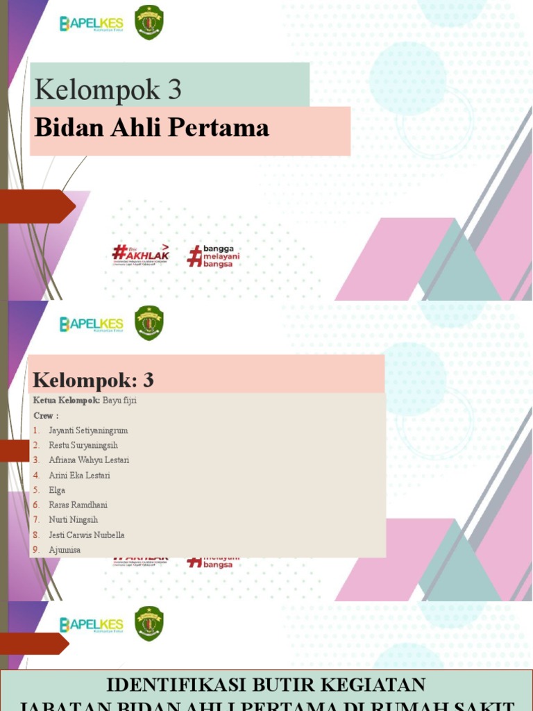 Tugas Bidan Ahli | PDF | Sains & Matematika
