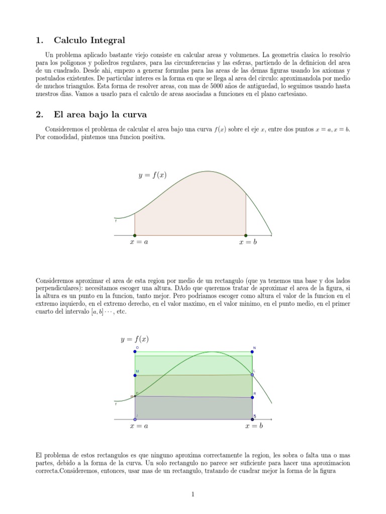 Semana 1 - Conceptos Basicos | PDF | Integral | Suma