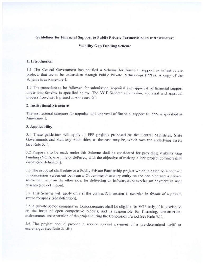 Scan of Revamped VGF Guidelines Alongwith All Annexures-Compressed | PDF