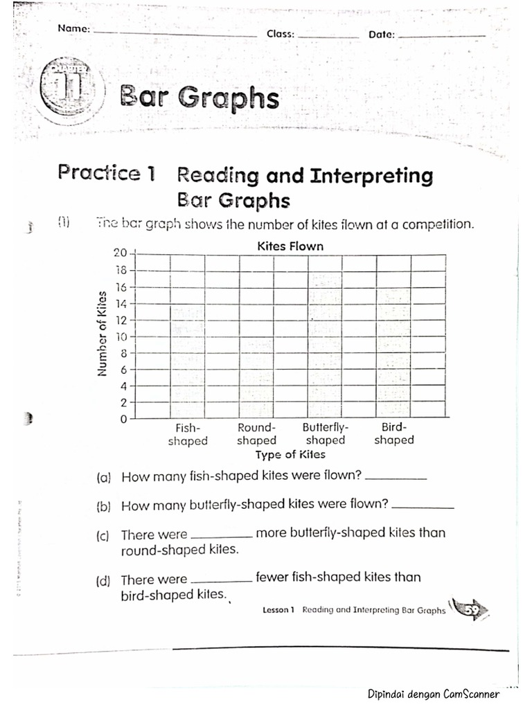 Math 3 - Bar Graph WB | PDF