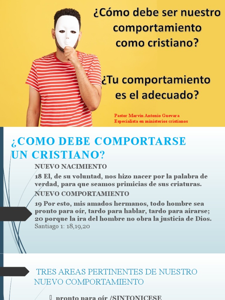 Como Debe Comportarse Un Cristiano | PDF
