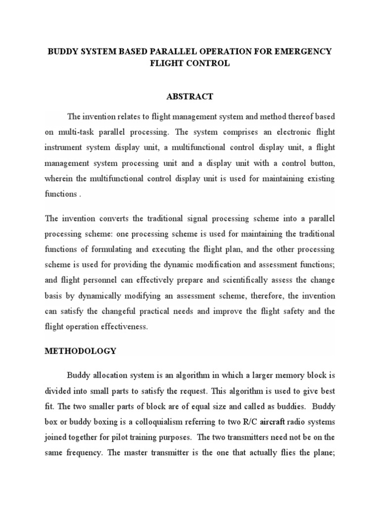 Buddy System Flight Control | PDF