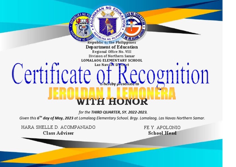 Sample Certificate | PDF