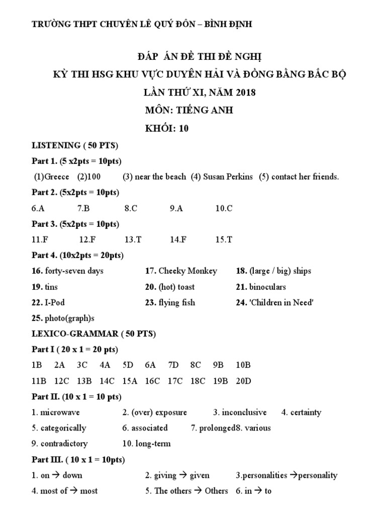 DA de Anh 10 | PDF | Cognitive Psychology | Communication