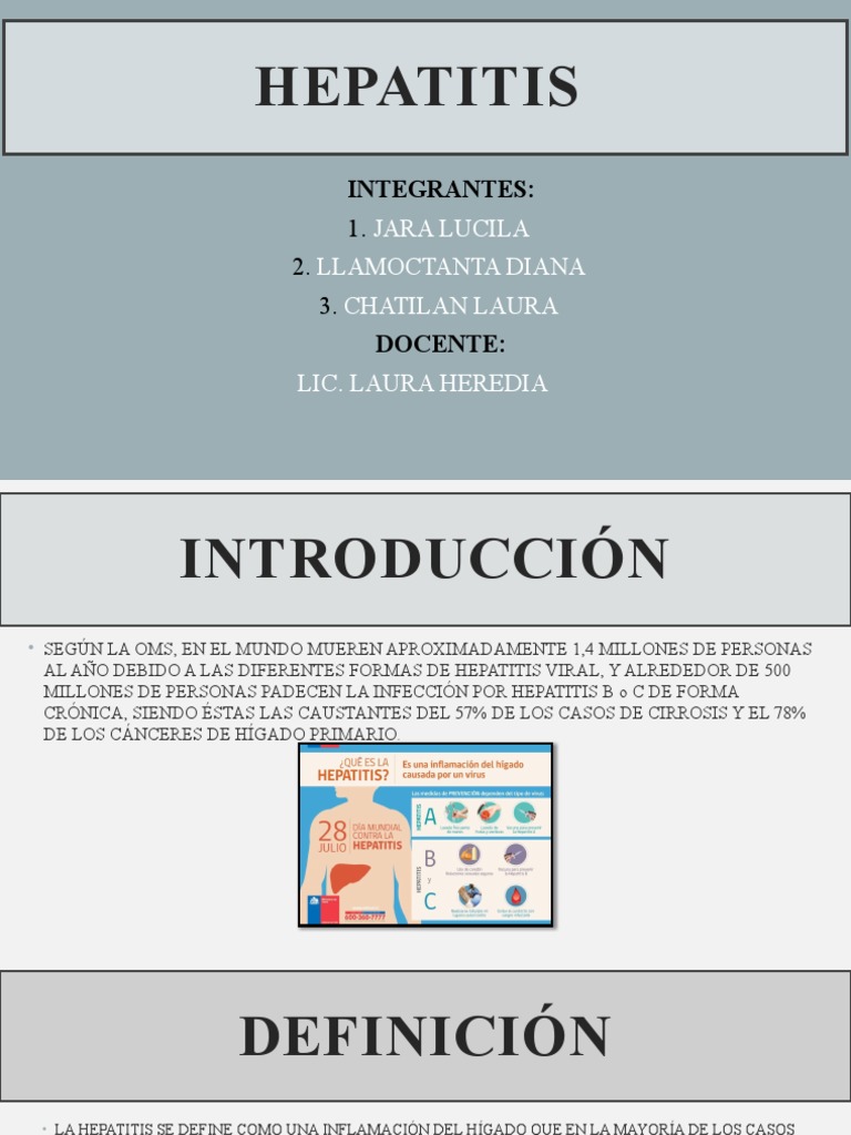 Prevención y Complicaciones de Hepatitis | PDF | Hepatitis | Hepatitis C