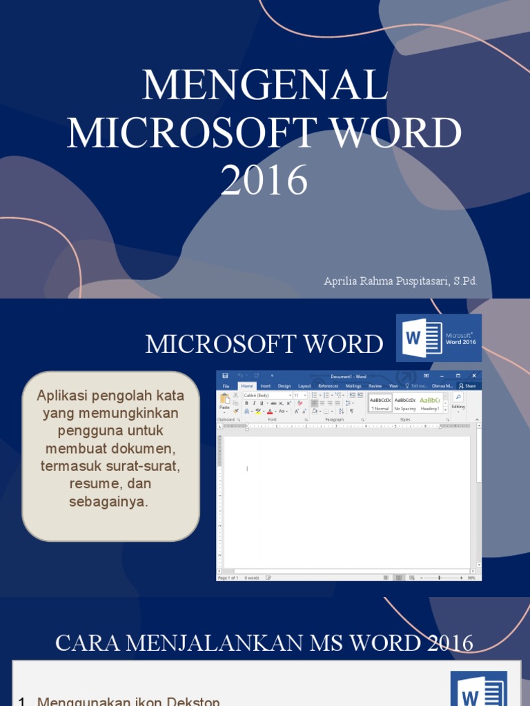 Pertemuan 3 - Mengenal Ms - Word 2 | PDF
