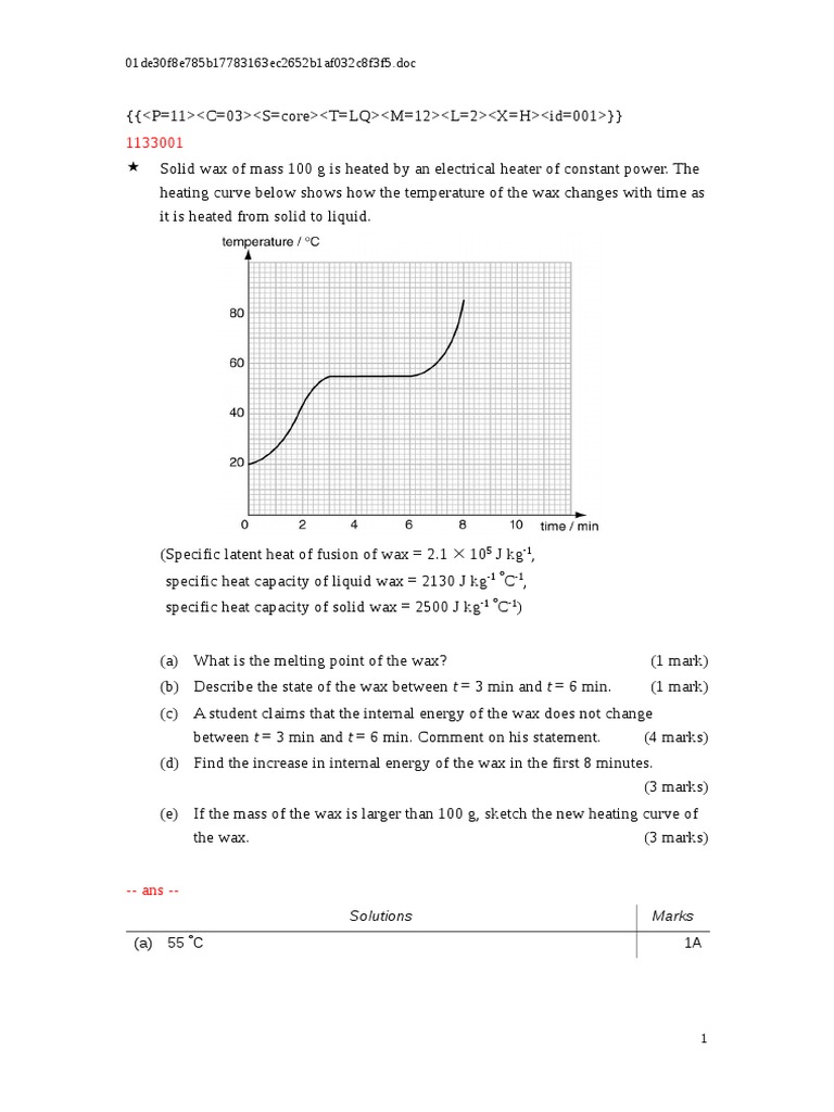 Phy Ch3 Long Question | PDF | Latent Heat | Heat Phy Ch3 Long Question | PDF | Latent Heat | Heat