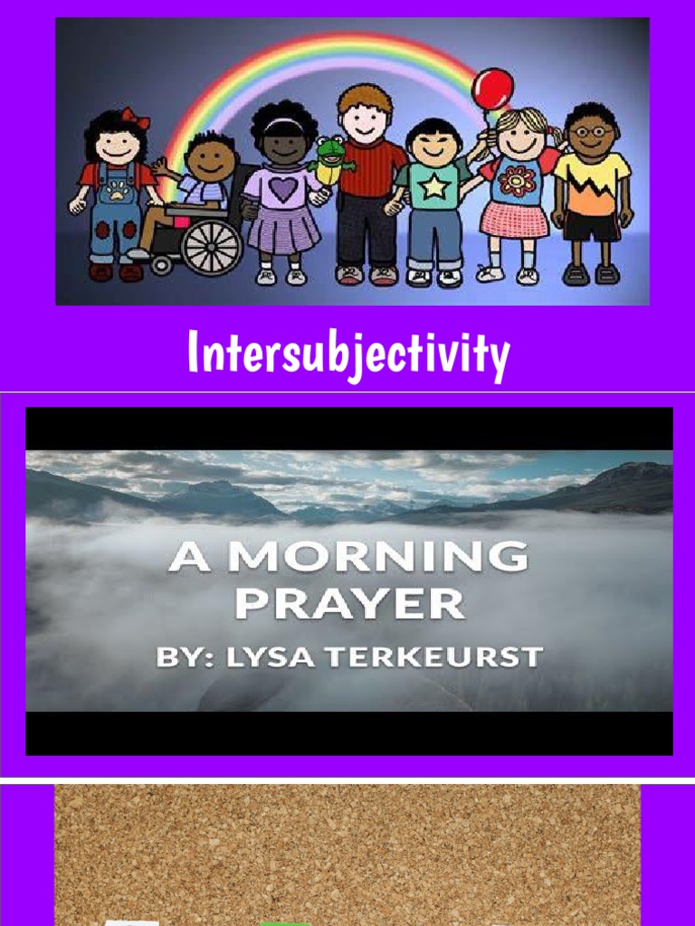 Intersubjectivity | PDF