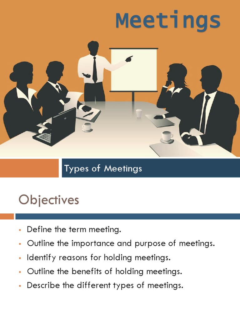 01 Types of Meetings | PDF | Committee | Information