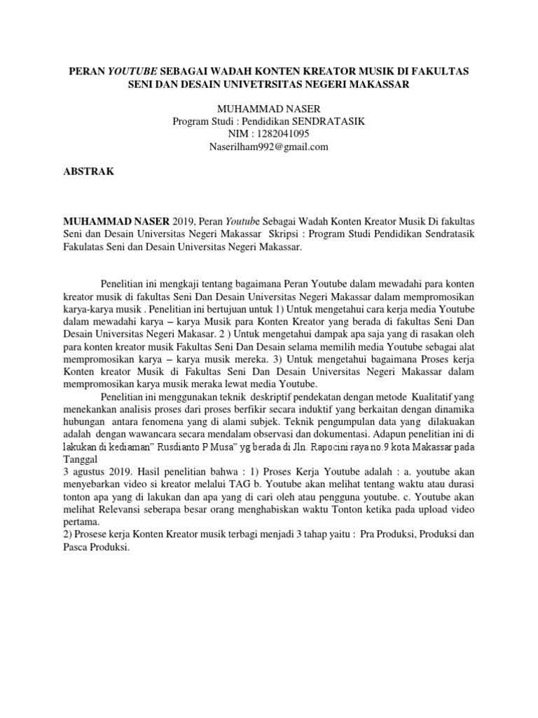 4 Jurnal Muhammad Naser | PDF | Ilmu Sosial | Seni