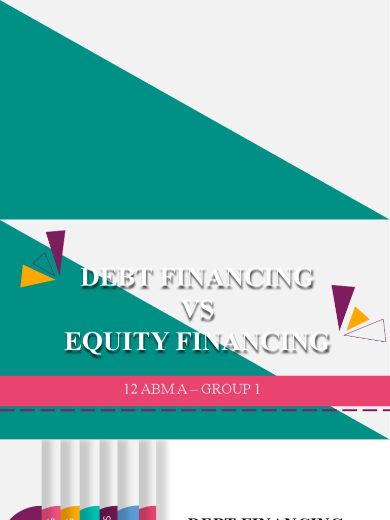 Debt vs. Equity Financing Explained | PDF | Equity (Finance ...