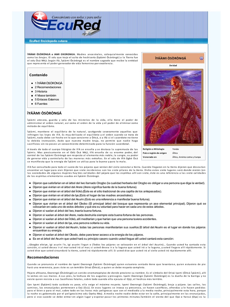 Iyami Oshooronga | PDF