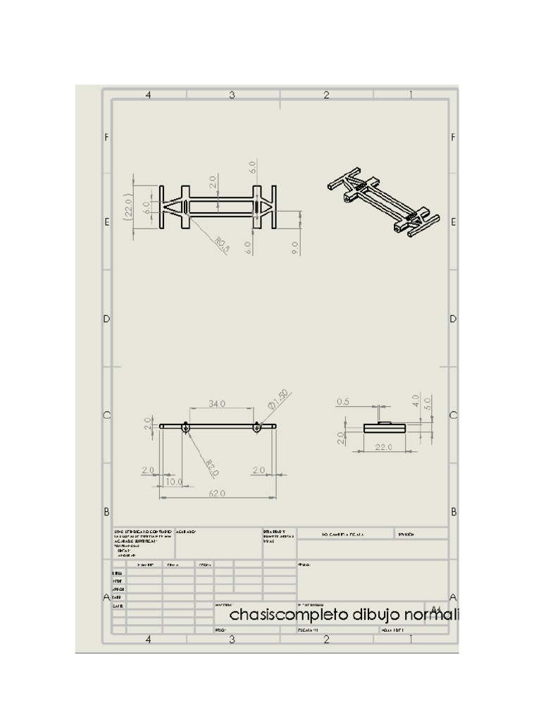 Chasis Completo Dibujo Normalizado | PDF