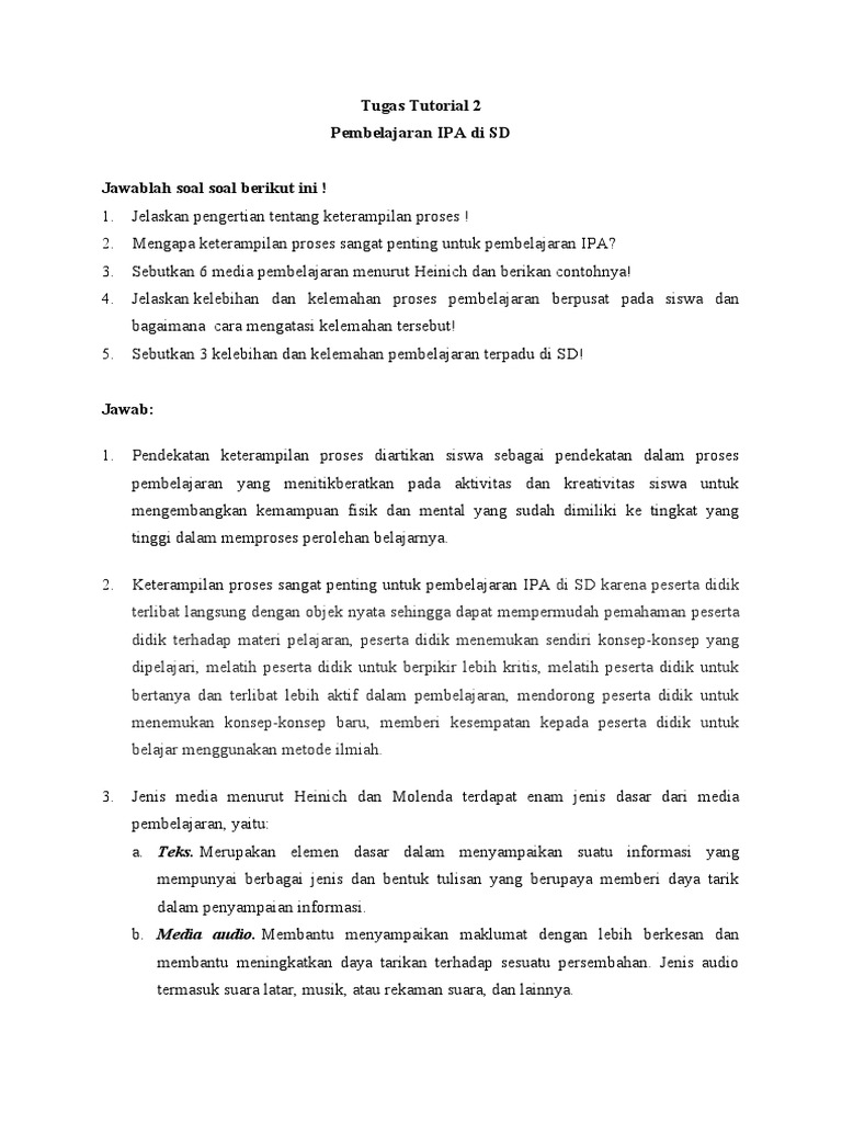 Tugas Tutorial 2 | PDF