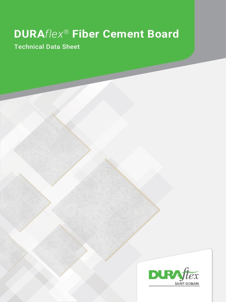 DATASHEET DURAflex Fiber Cement Board - ENG - 150620 | PDF | Wood | Tile