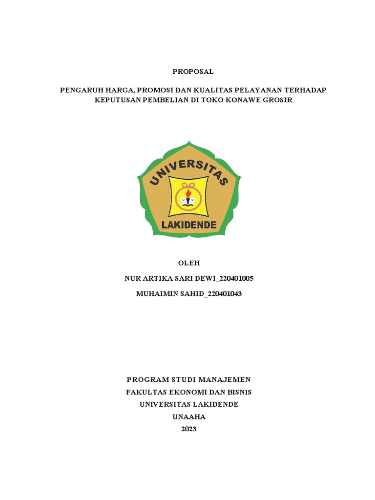 Tugas Proposal Pemasaran | PDF