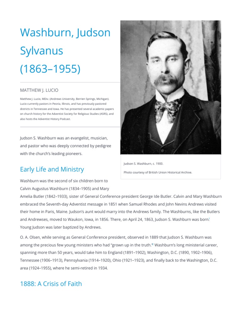 Washburn | PDF | Religious Organizations | Arminianism