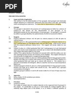 Lane and Eynon's Method | PDF | Titration | Chemistry