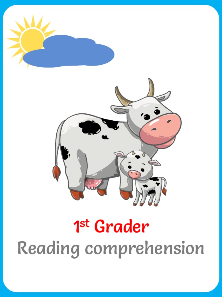 Reading Comprehension For Grade 1 Exercise 20 | PDF