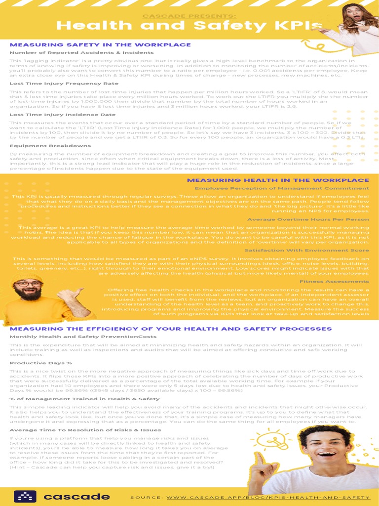 Examples of Kpis Health Safety | Download Free PDF | Occupational ...