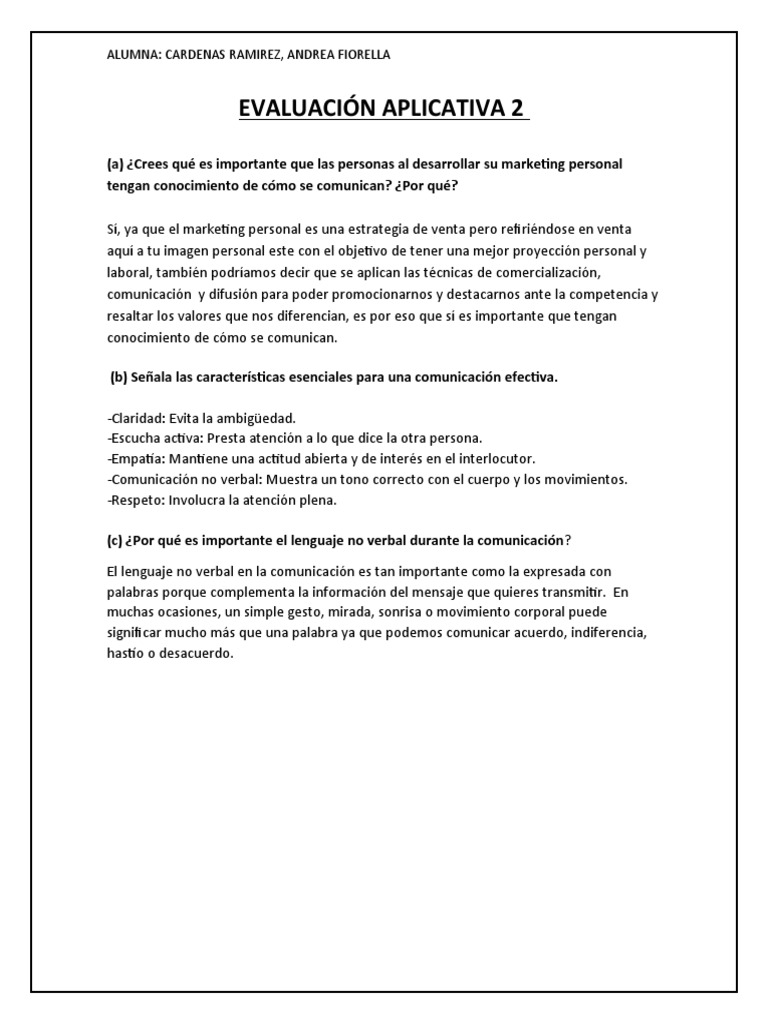 Ea2 MKT Personal | PDF