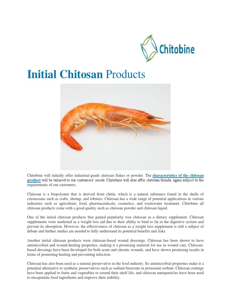 Initial Chitosan | PDF