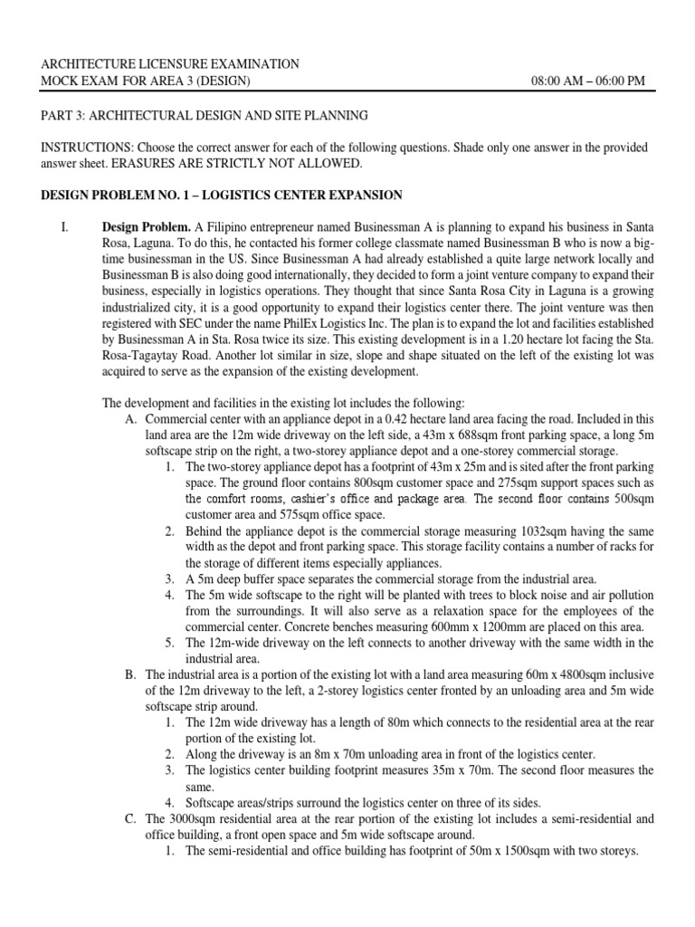 Set 1 - Mock Ale Day 2 Answer Key | PDF | Concrete | Reinforced Concrete