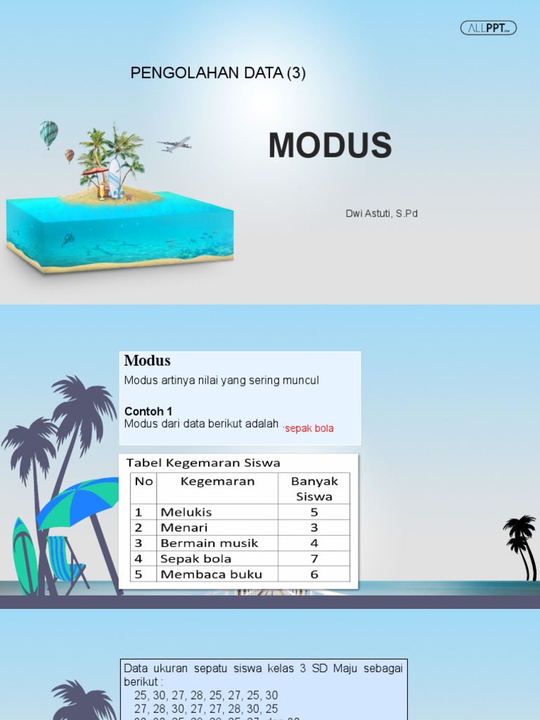 PPT Modus, New Animasi | PDF
