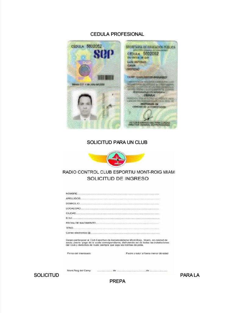 PDF Cedula Profesional - Compress | PDF