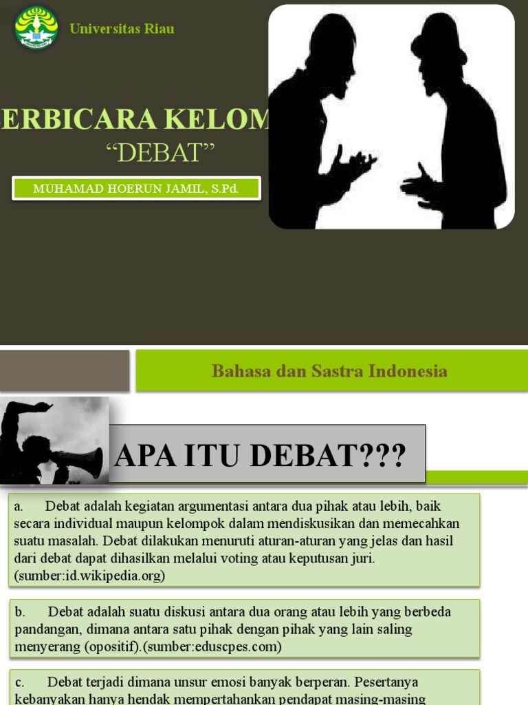 DEBAT PPTX | PDF