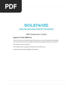 CSWP Practice Test Book: Certified Solidworks Professionals | PDF ...